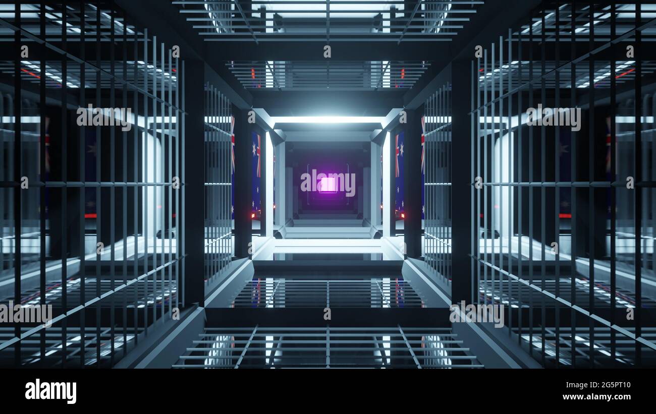 Futuristic 3D illustration background wallpaper Stock Photo - Alamy