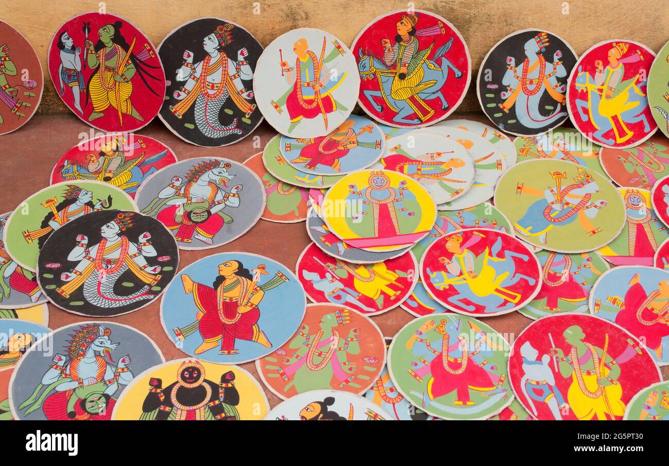 Dashavatara cards. They are famous artwork, depicting ten Avataras of ...