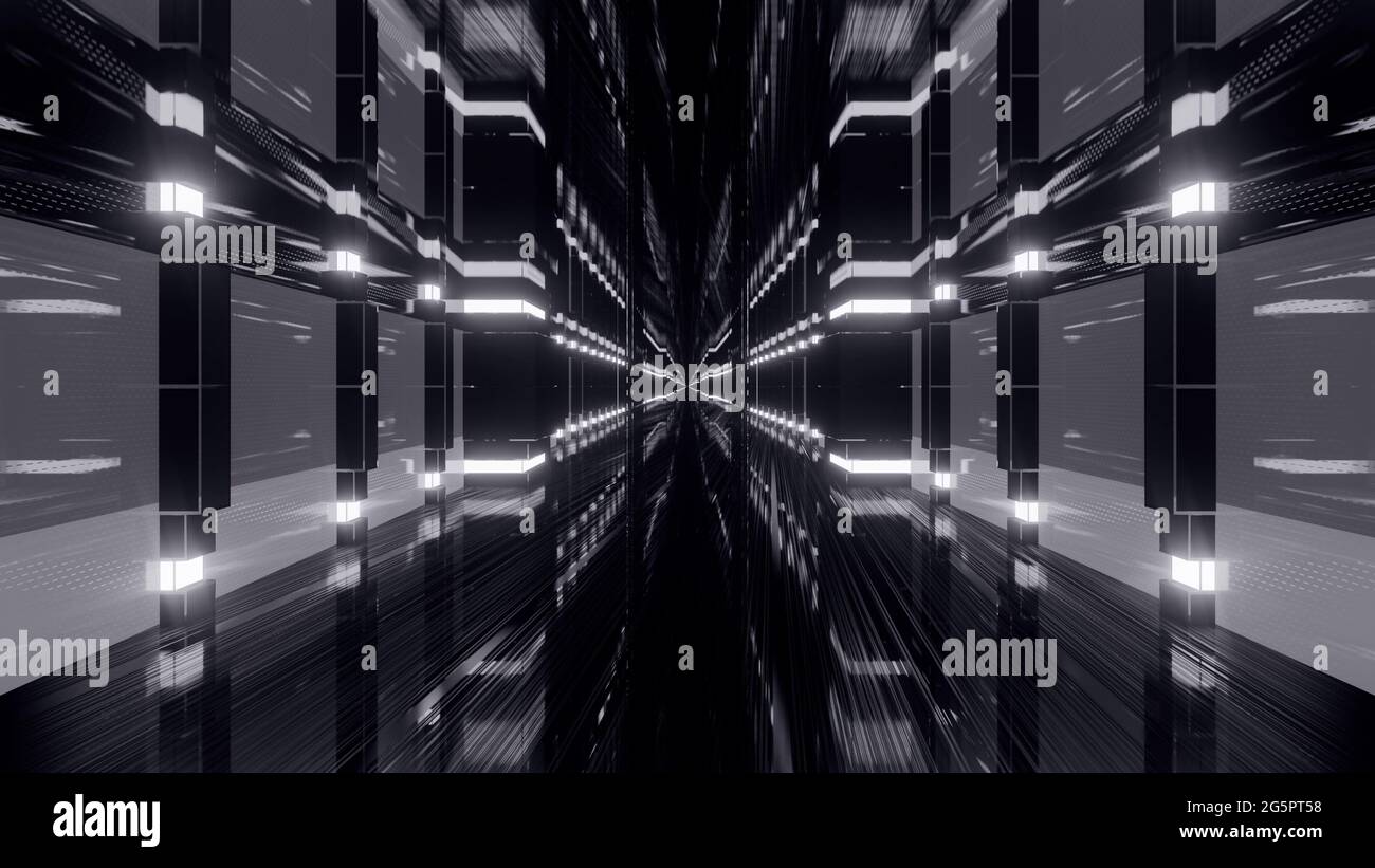 Futuristic 3D illustration background wallpaper Stock Photo - Alamy