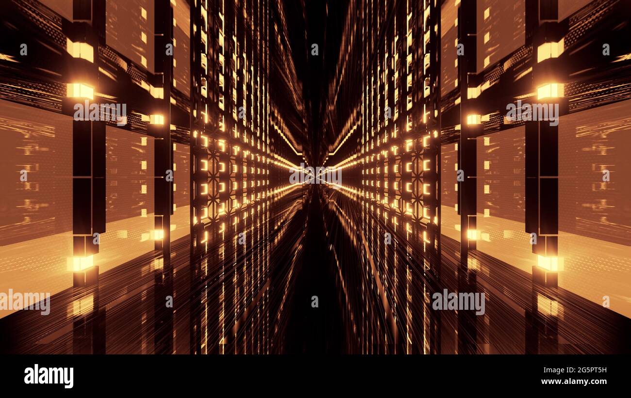 Futuristic 3D illustration background wallpaper Stock Photo - Alamy
