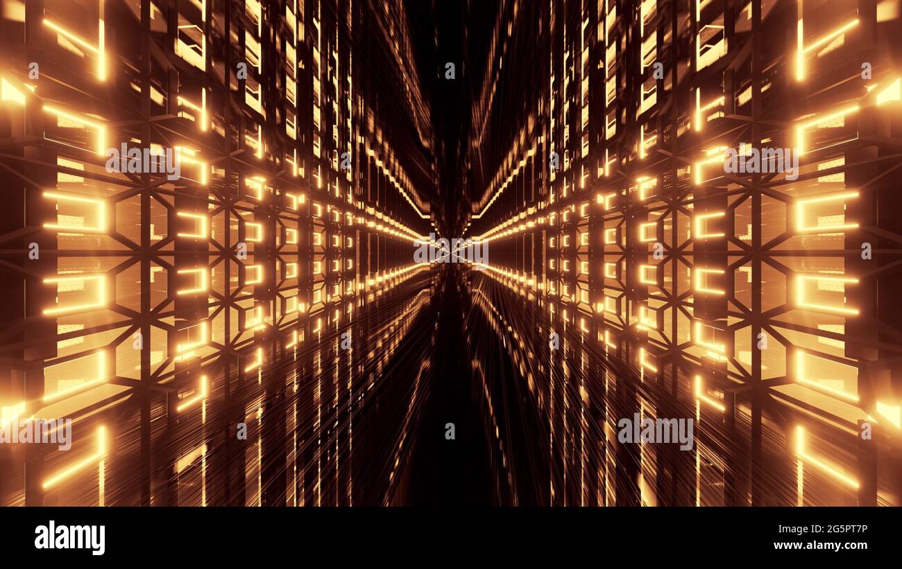 Futuristic 3D illustration background wallpaper Stock Photo - Alamy