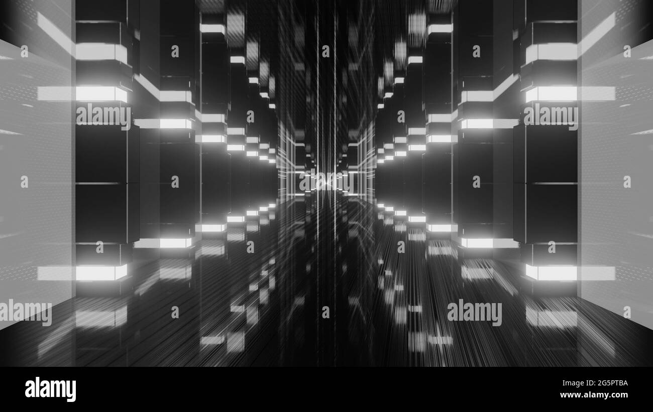 Futuristic 3D illustration background wallpaper Stock Photo - Alamy