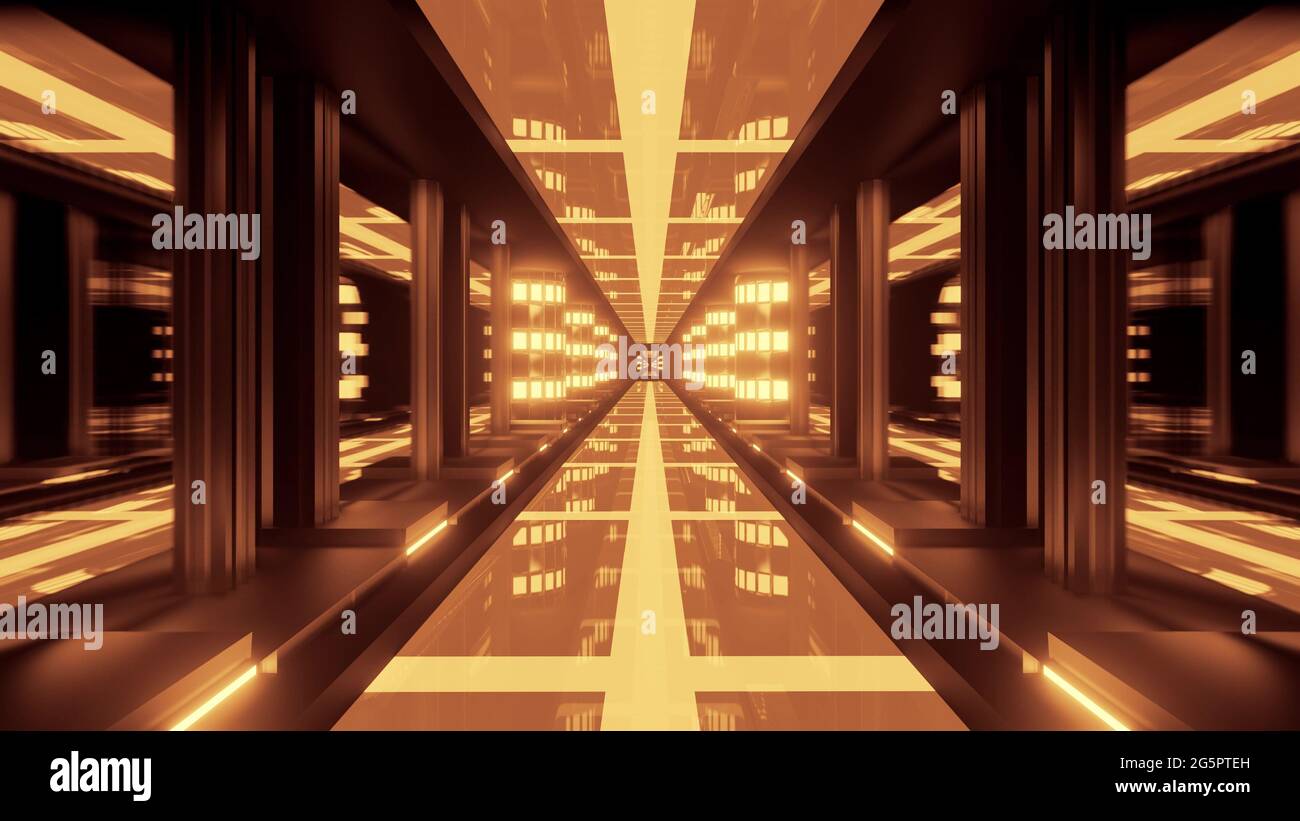 Futuristic 3D illustration background wallpaper Stock Photo - Alamy