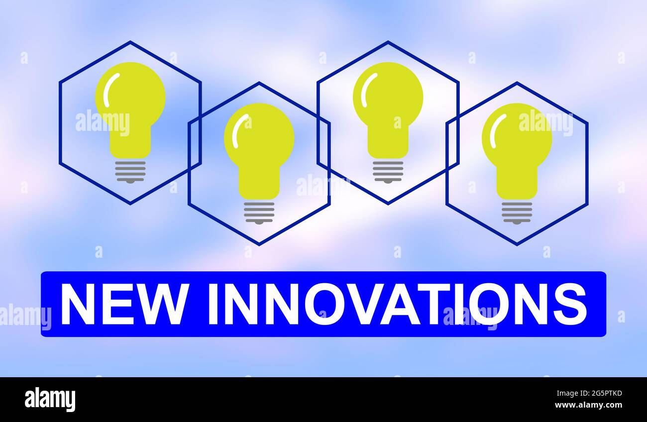 Illustration of a new innovations concept Stock Photo - Alamy