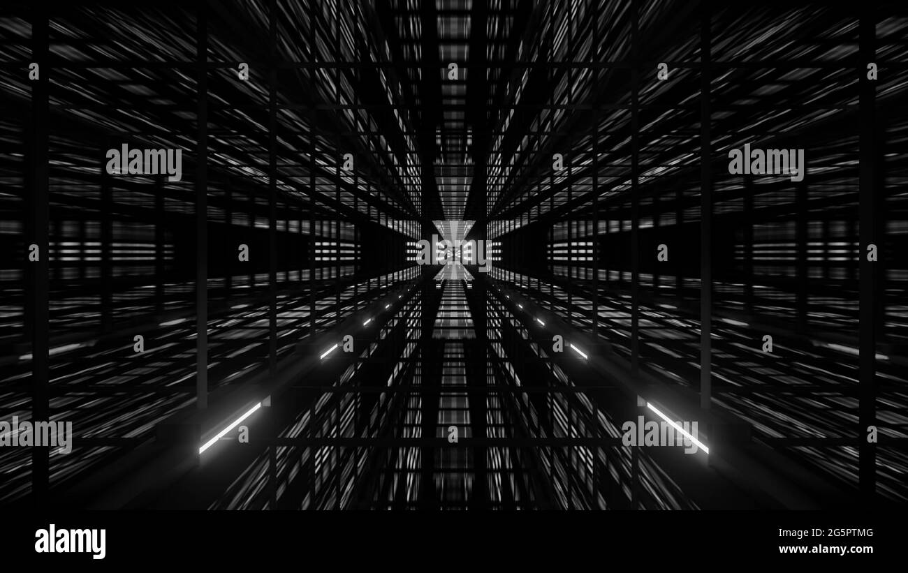 Futuristic 3D illustration background wallpaper Stock Photo - Alamy