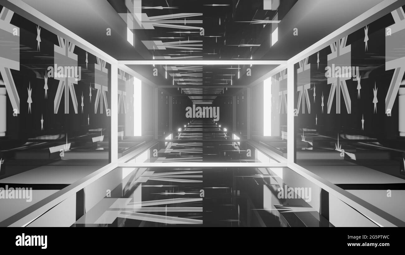 Futuristic 3D illustration background wallpaper Stock Photo - Alamy