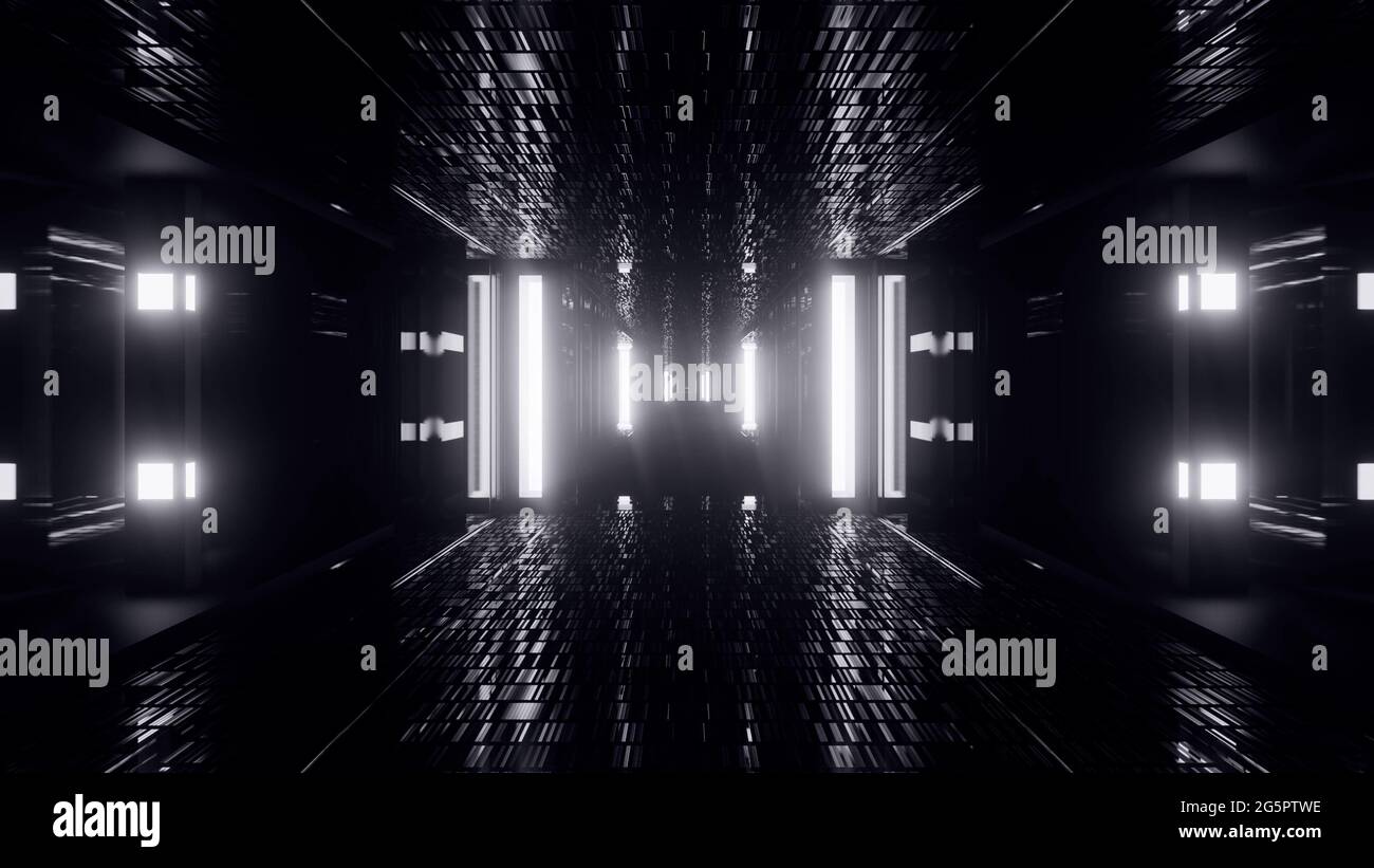 Futuristic 3D illustration background wallpaper Stock Photo - Alamy