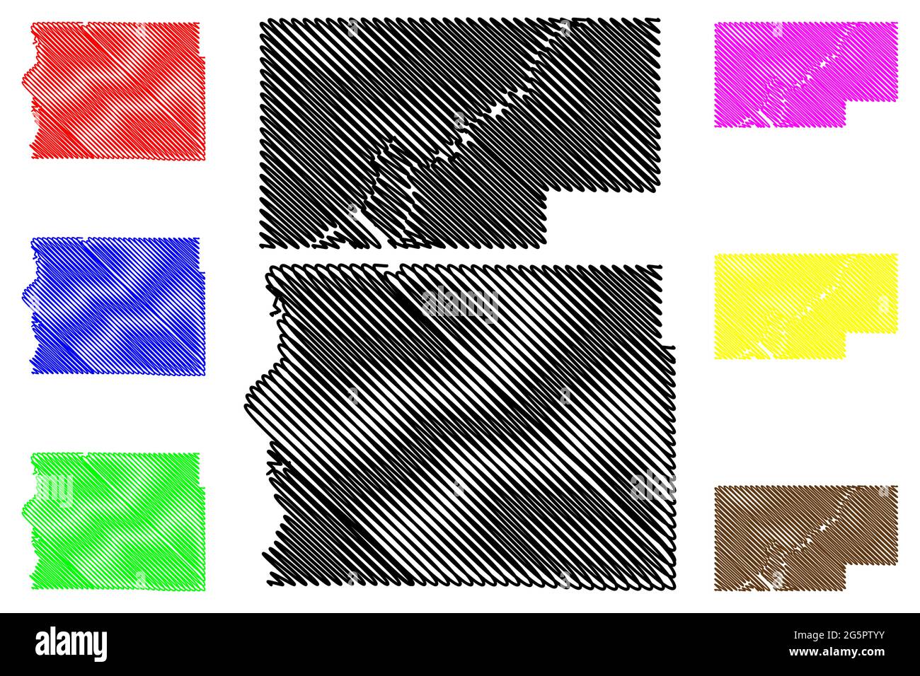 Rusk and St. Croix County, State of Wisconsin (U.S. county, United ...