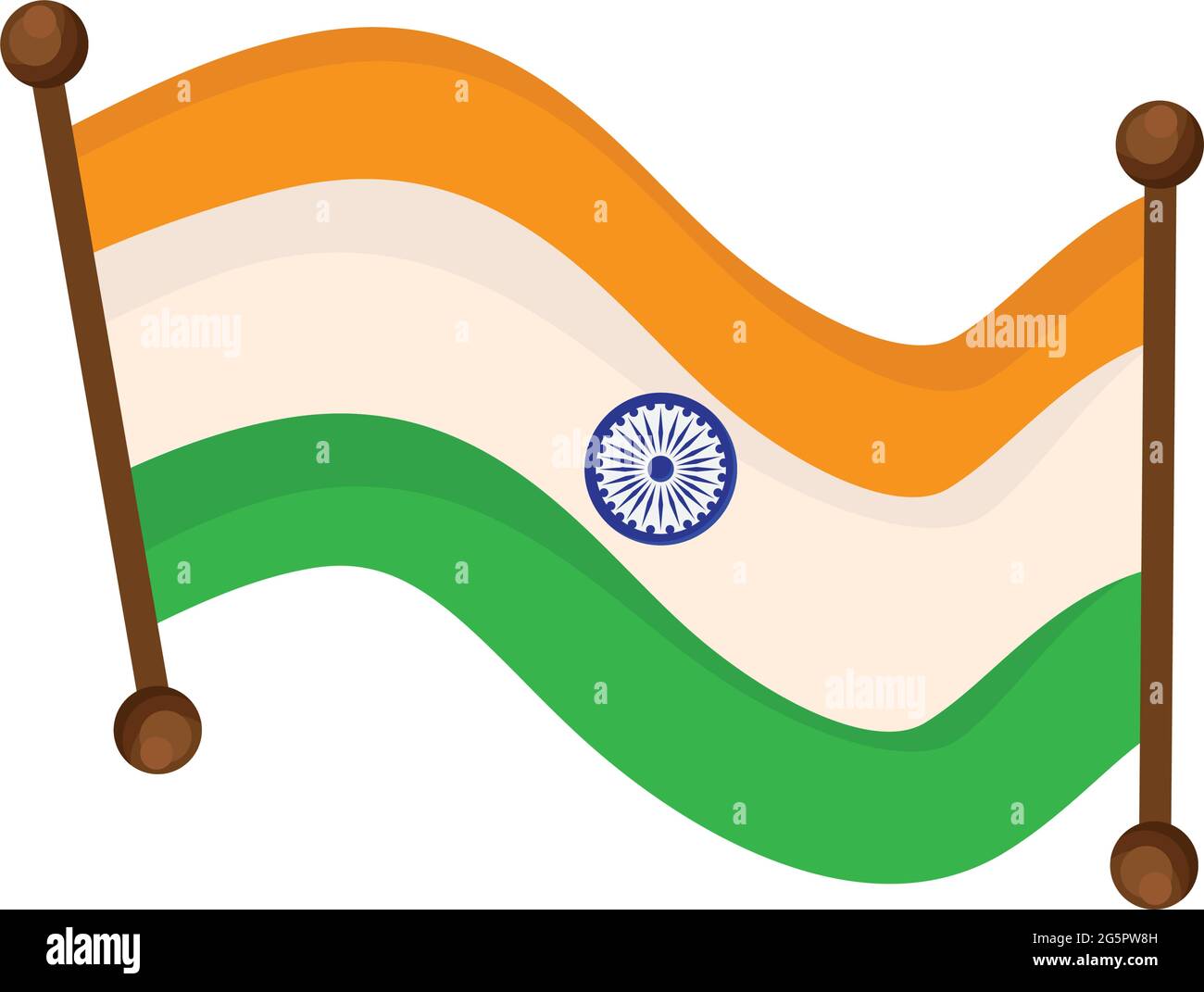 Indian flag banner Stock Vector Image & Art - Alamy