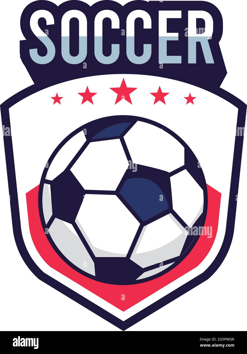 soccer shield with balloon Stock Vector Image & Art - Alamy