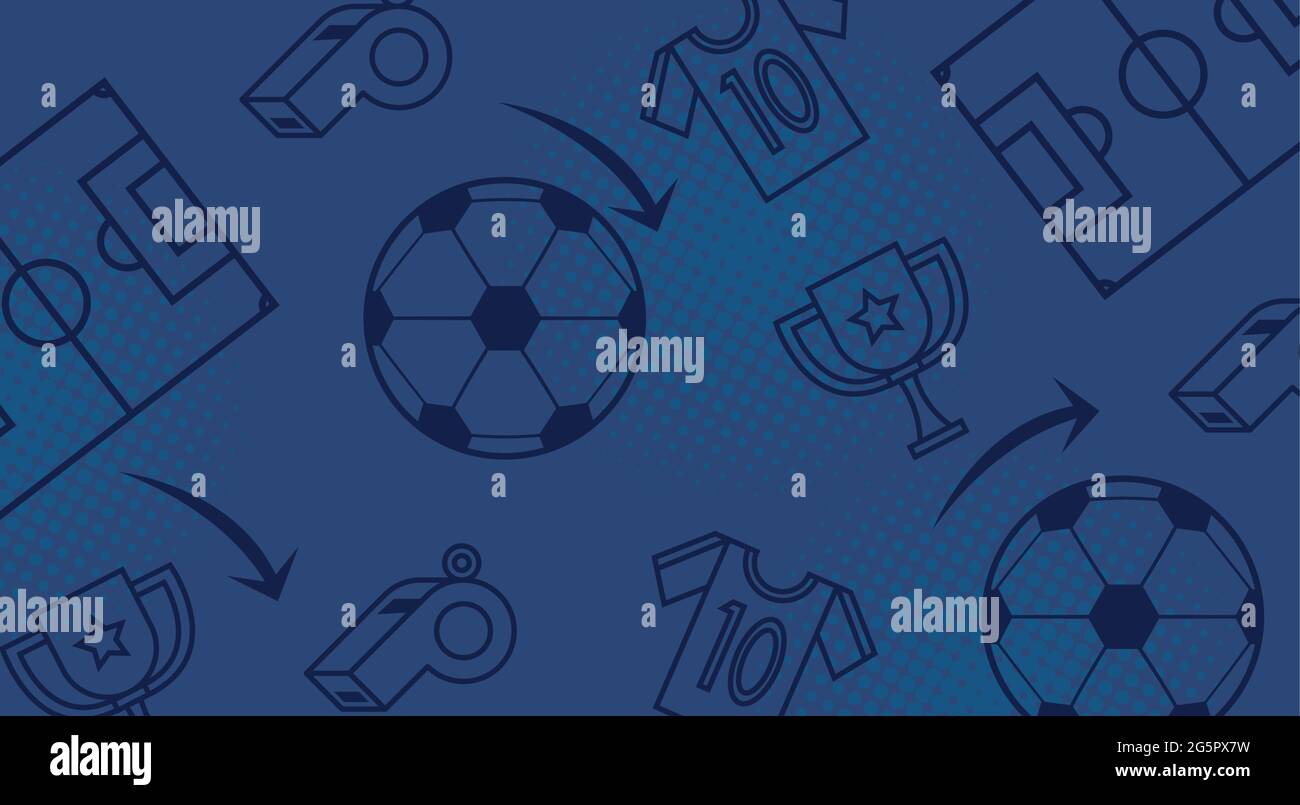 soccer pattern icons Stock Vector Image & Art - Alamy