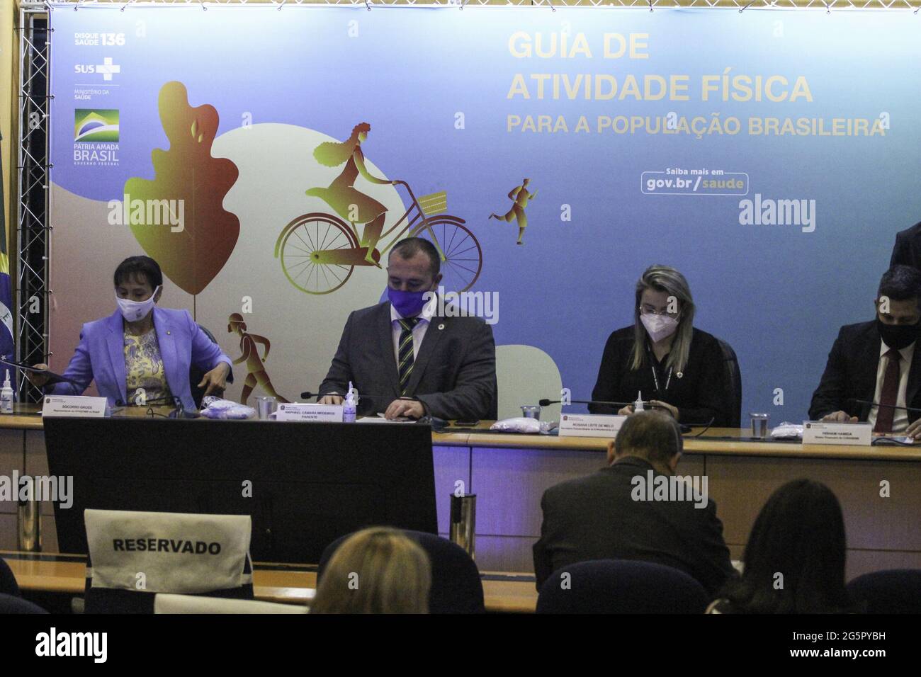 June 29, 2021, Brasilia, Distrito Federal, Brasil: (INT) The launching ...