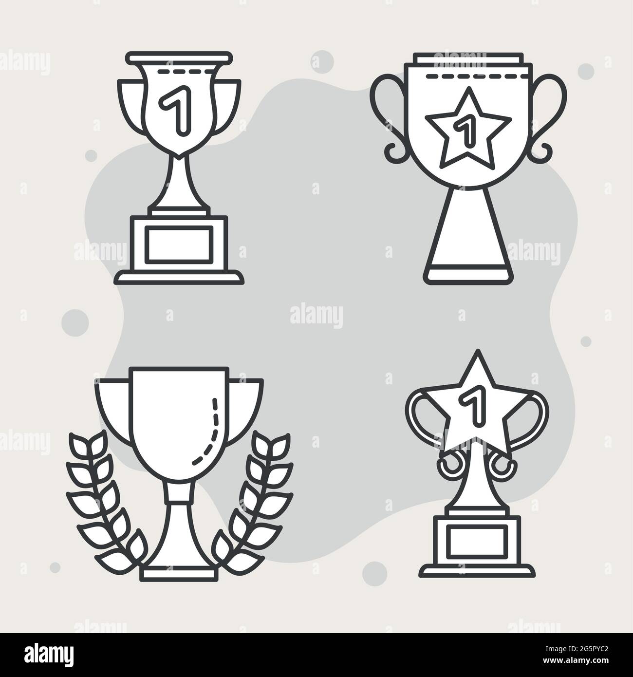 Winner symbol set Stock Vector Image & Art - Alamy