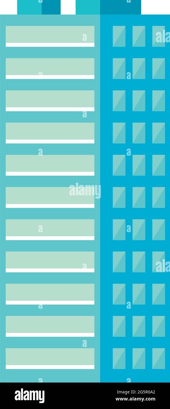 blue building icon Stock Vector Image & Art - Alamy