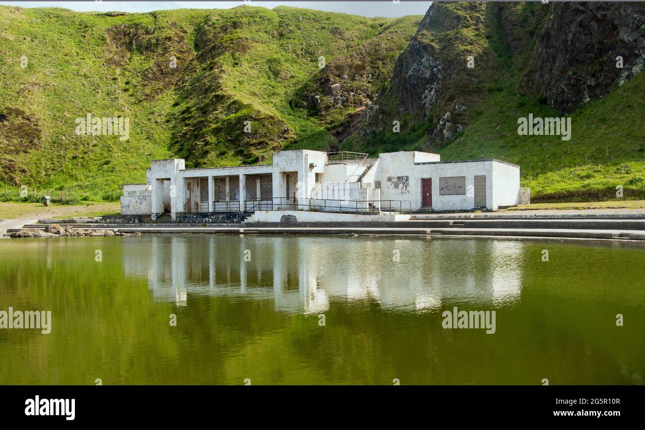 Tarlair Pool at Macduff, Aberdeenshire, Scotland, UK Stock Photo - Alamy