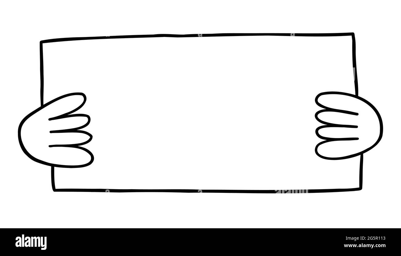 Clipart Hand In Paper