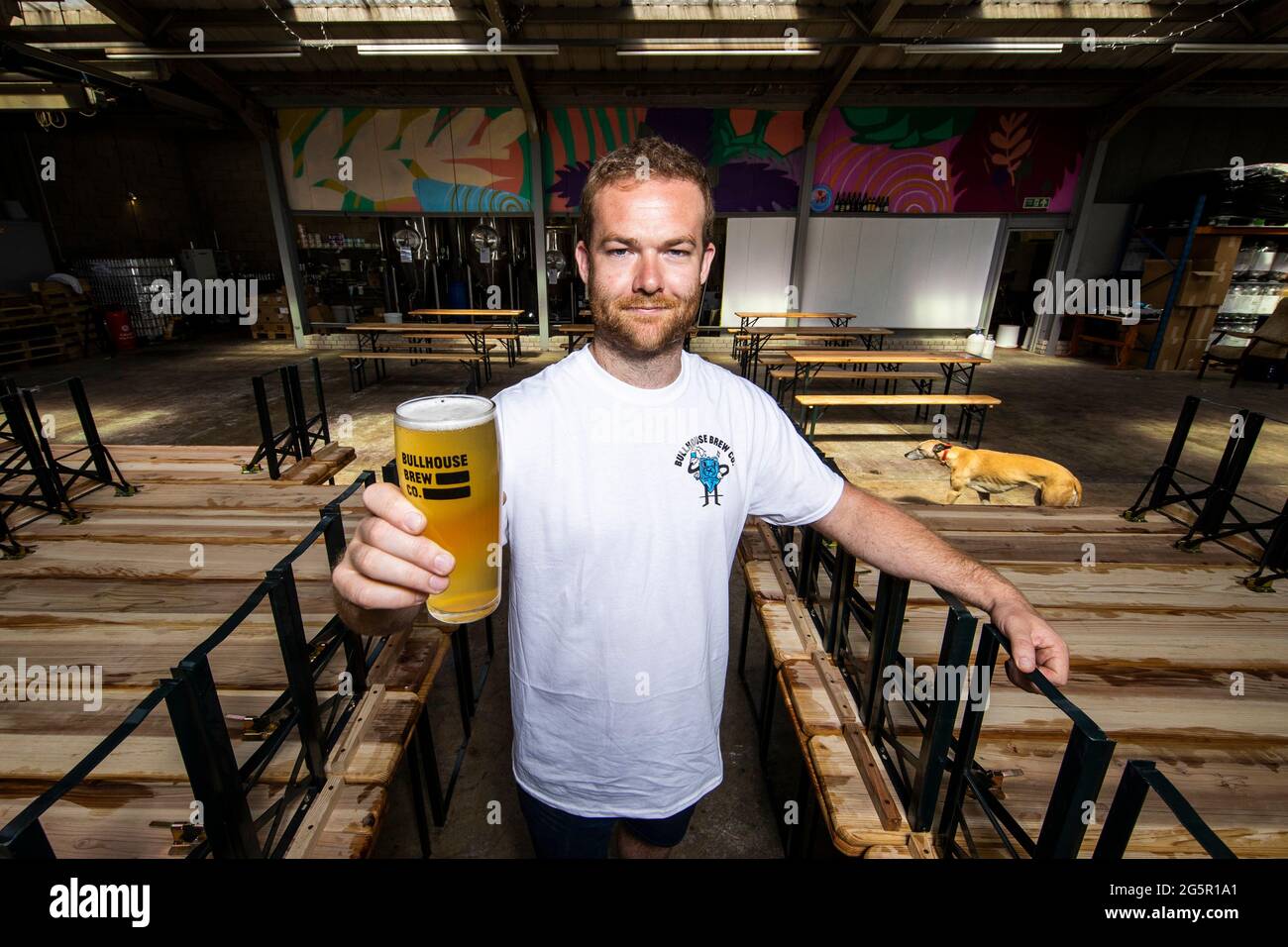 William Mayne, founder of Independent brewery Bullhouse Brew Co at ...