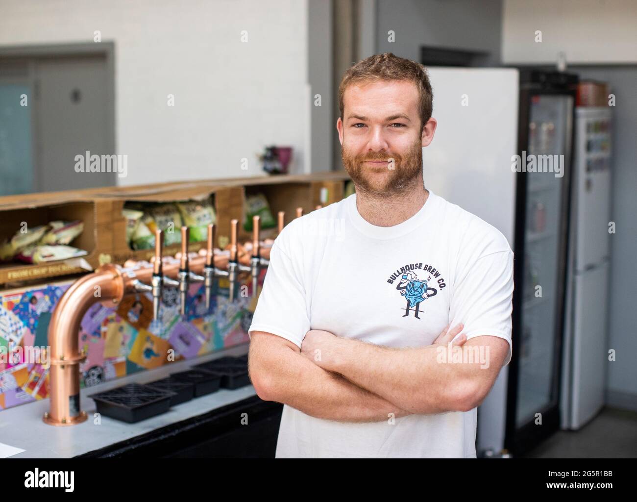 William Mayne, founder of independent brewery Bullhouse Brew Co at ...