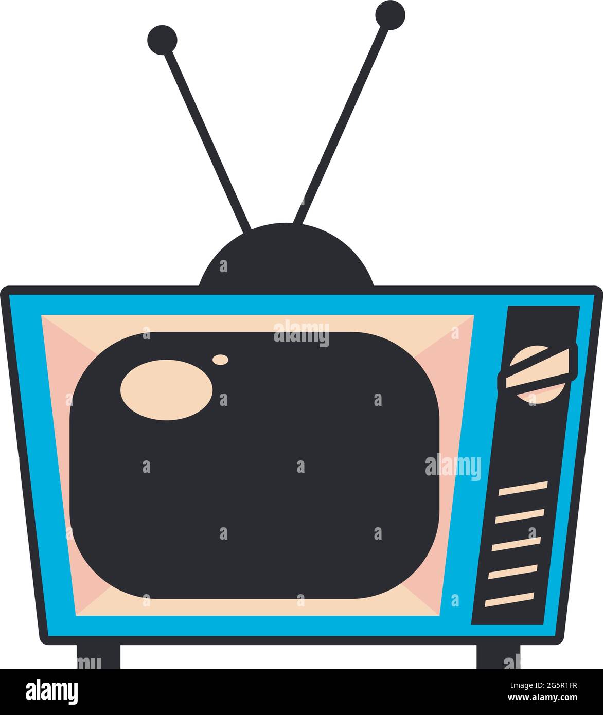 tv pop art icon Stock Vector Image & Art - Alamy