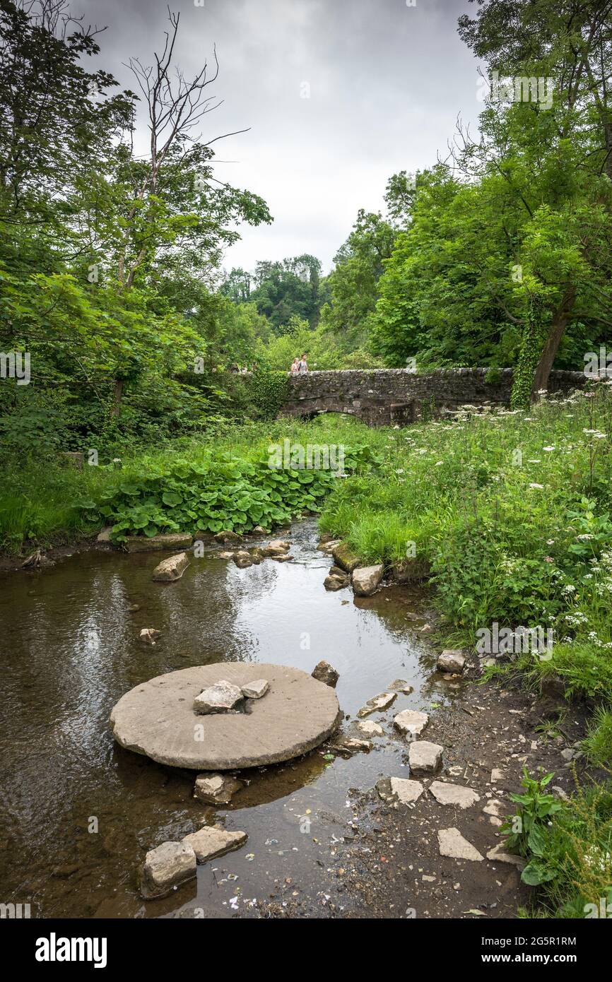 The Viator bridge at Milldale, Peak District, Staffoldshire, England ...