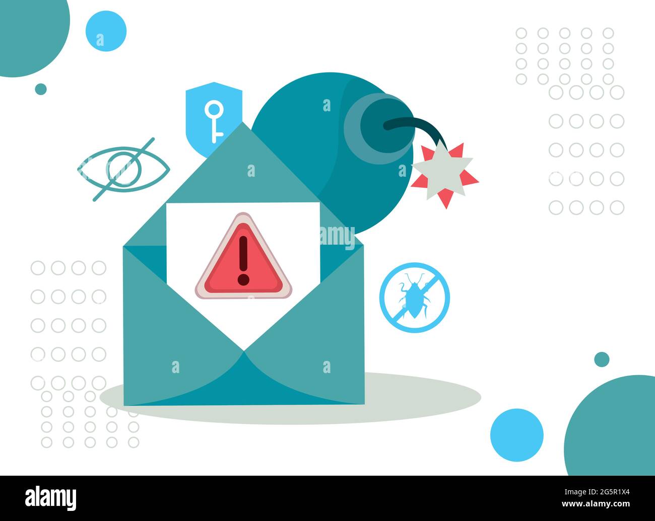 cyber security in email Stock Vector Image & Art - Alamy