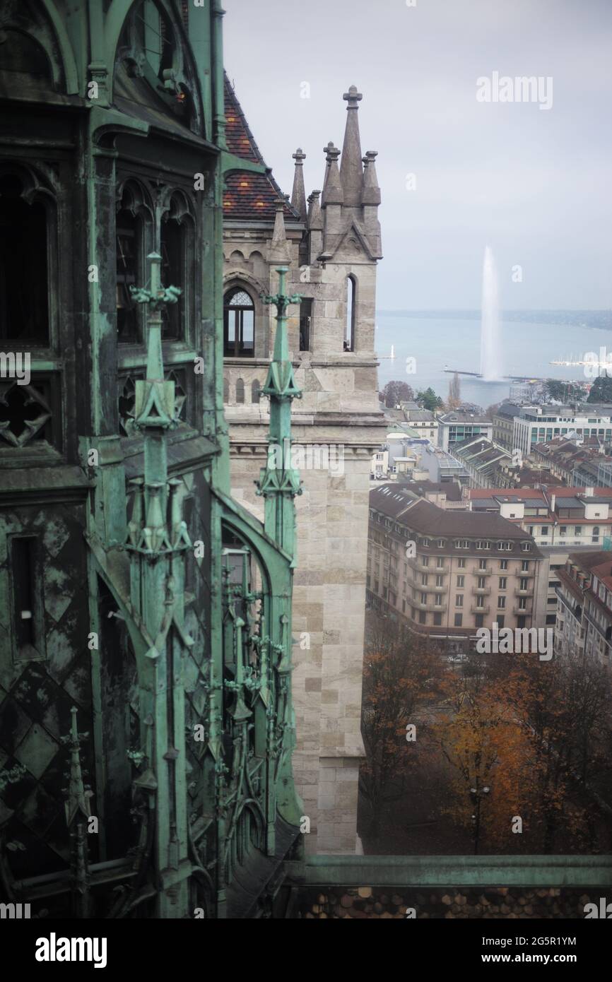 Geneva st pierre cathedral hi-res stock photography and images - Alamy