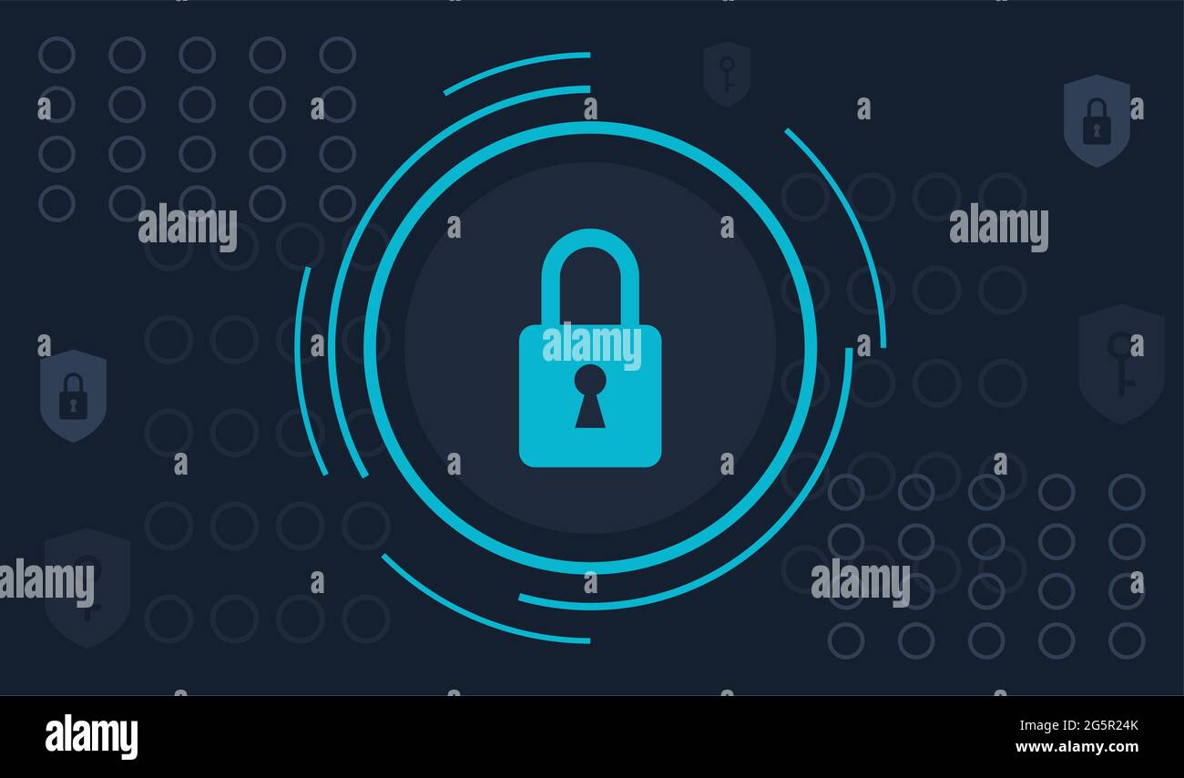 cyber security background Stock Vector Image & Art - Alamy