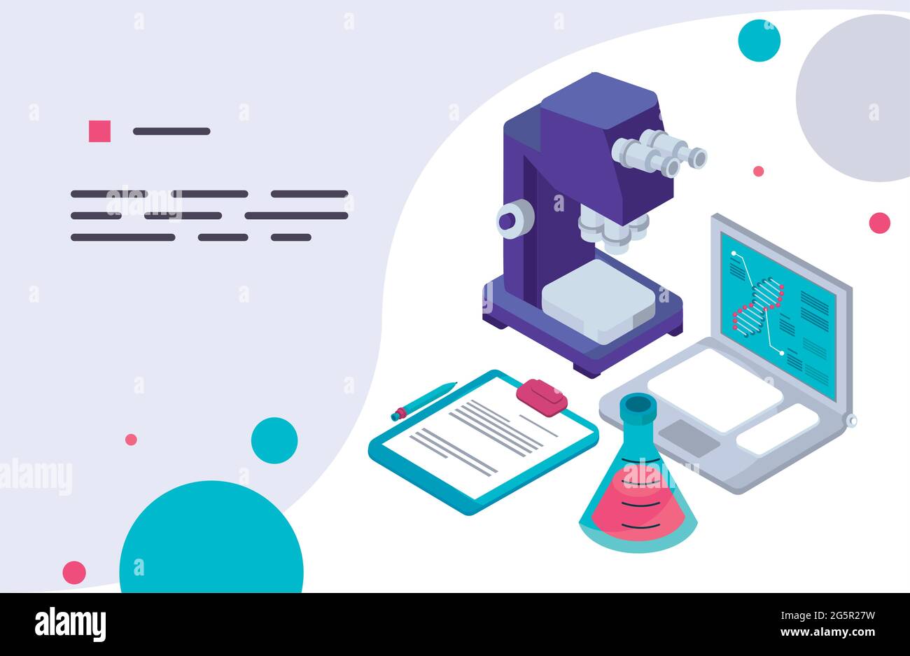 laboratory workplace icons Stock Vector Image & Art - Alamy