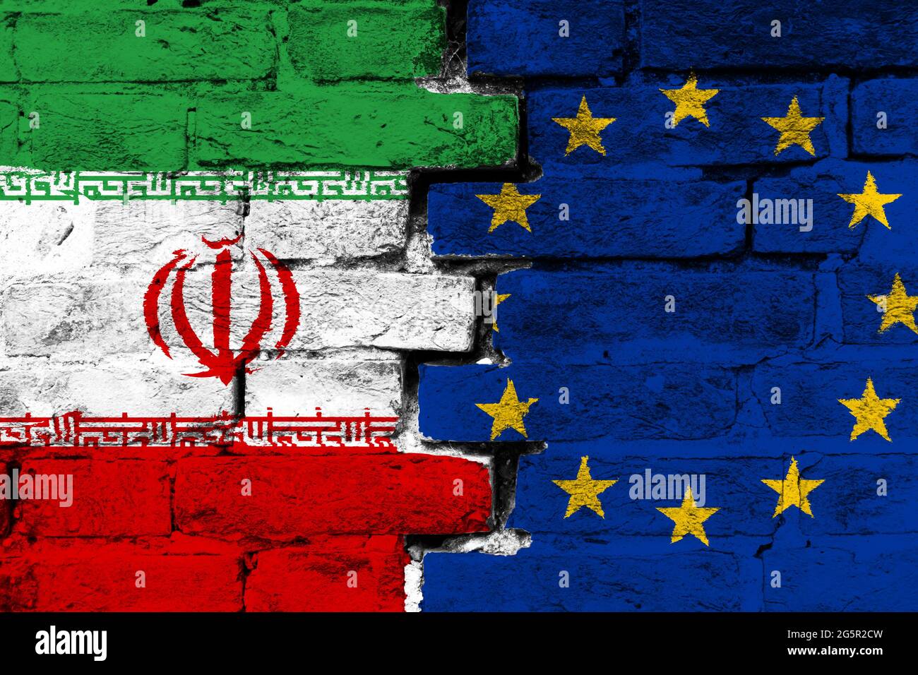 Concept of the relationship between Iran and the European Union with ...