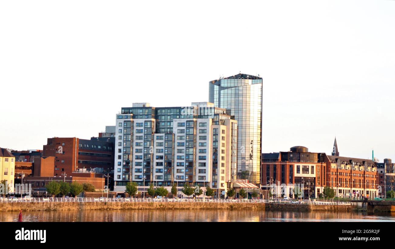 Limerick city river walk hi-res stock photography and images - Alamy