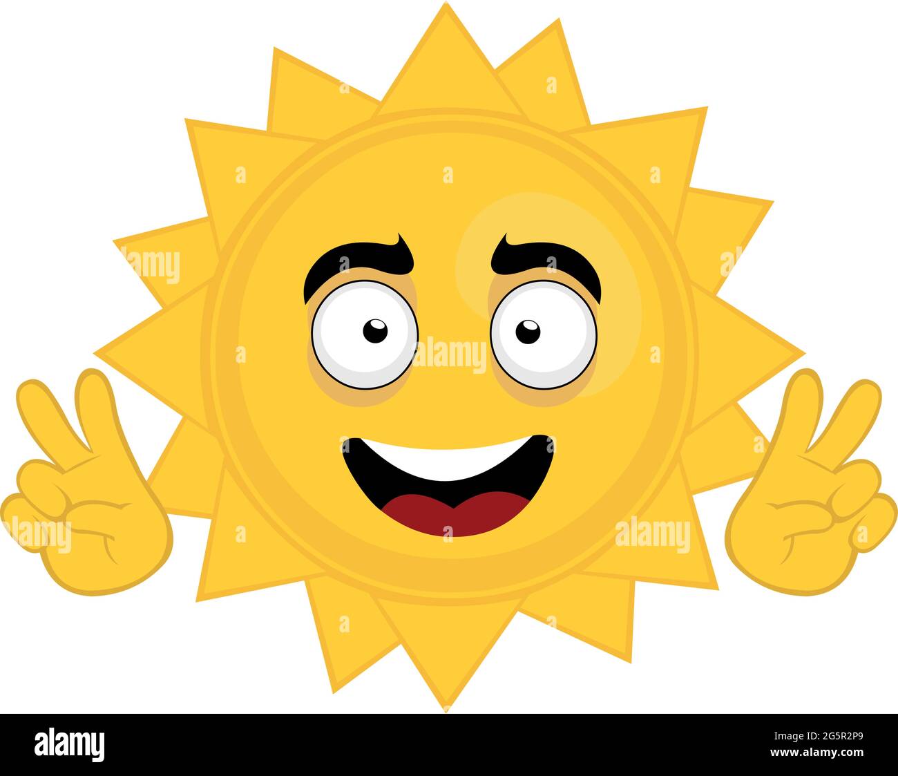 Victory peace hand making symbol hi-res stock photography and images ...