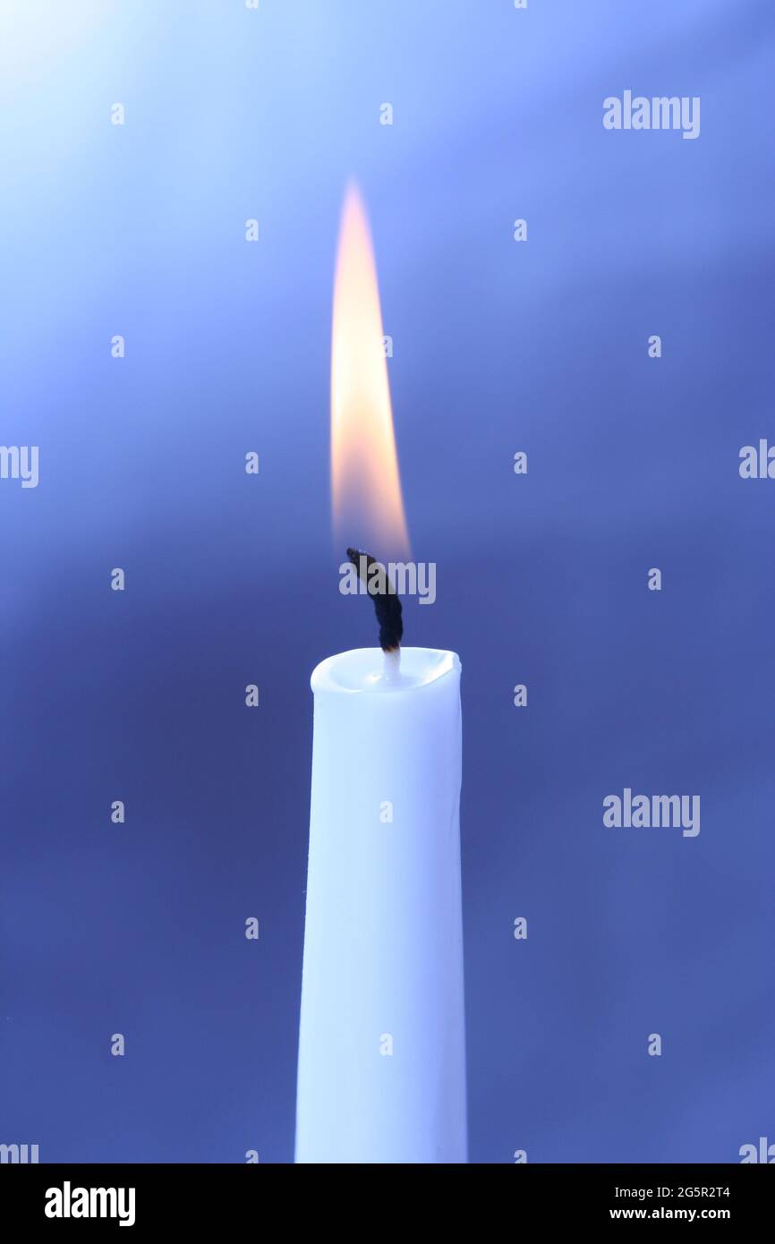 Blue Burning Background