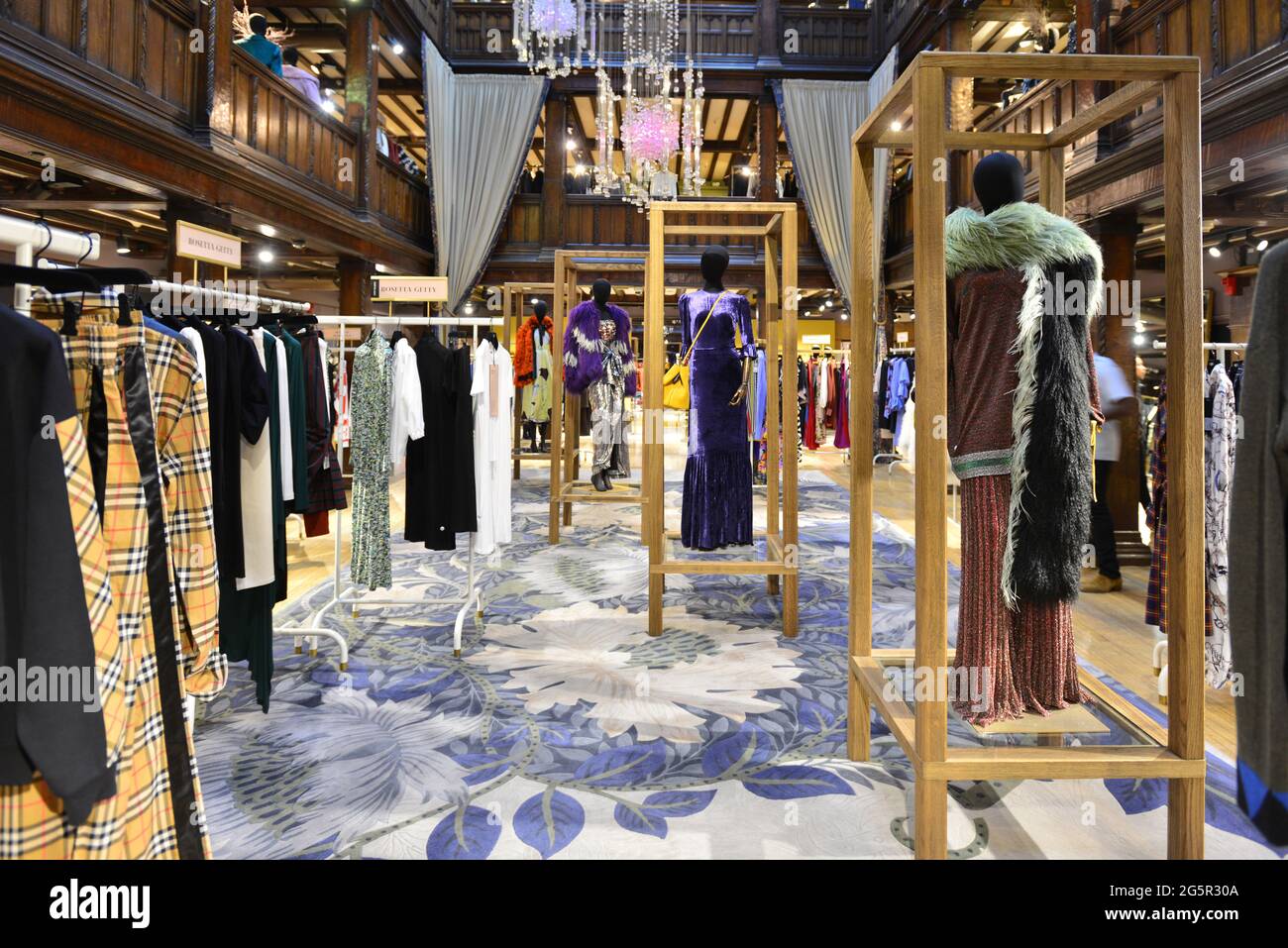 UNITED KINGDOM. ENGLAND. LONDON. THE LUXURY DEPARTMENT STORE LIBERTY ...