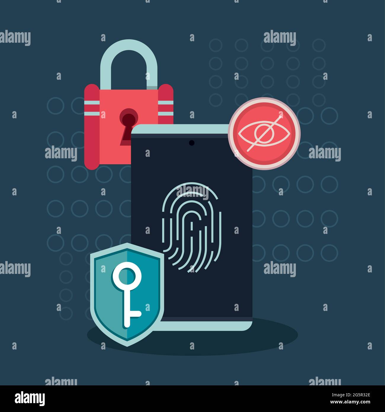 cyber security in smartphone Stock Vector Image & Art - Alamy