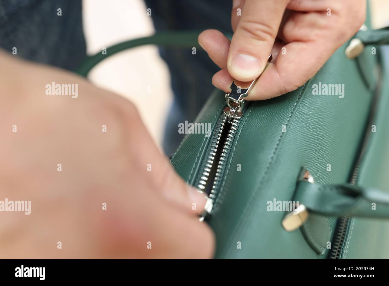 Broken zipper hi-res stock photography and images - Alamy
