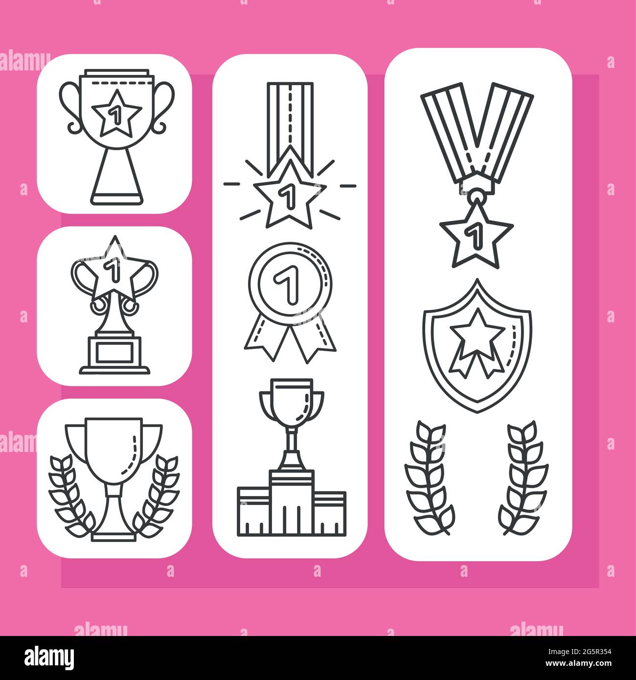Winner symbol group Stock Vector Image & Art - Alamy