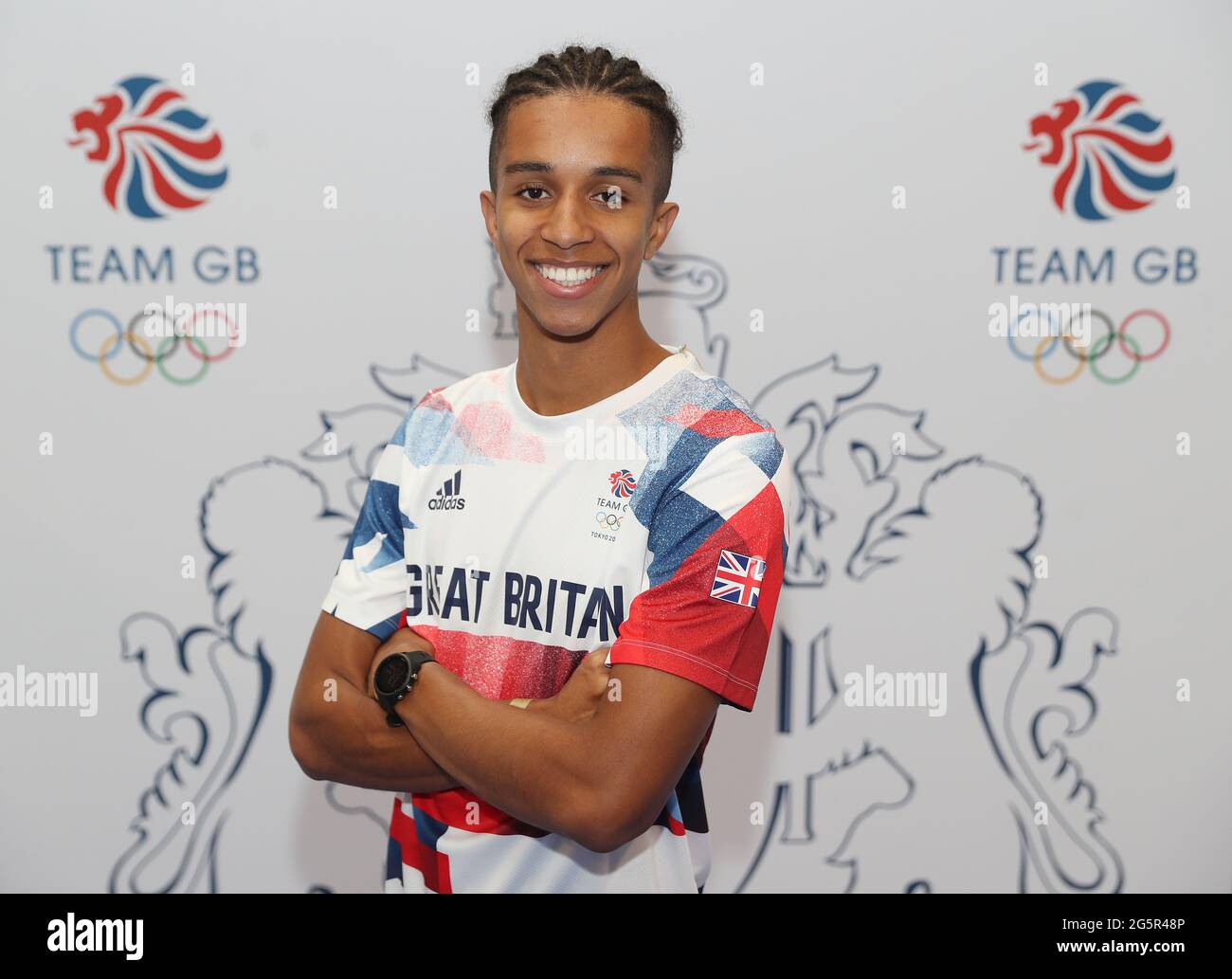 Daniel Rowden during the Athletics kitting out session for the Tokyo ...