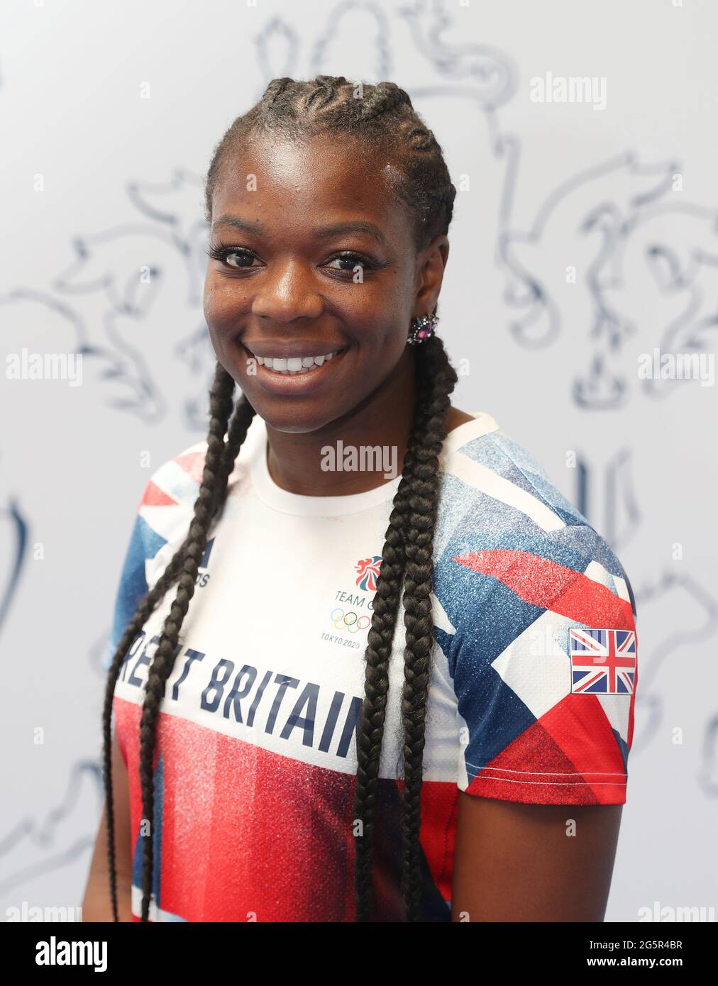 Asha Philip during the Athletics kitting out session for the Tokyo ...