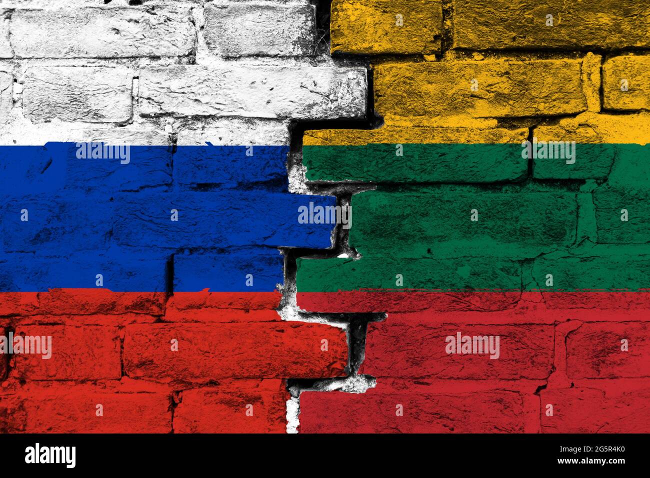 Concept of the relationship between Russia and Lithuania with two ...