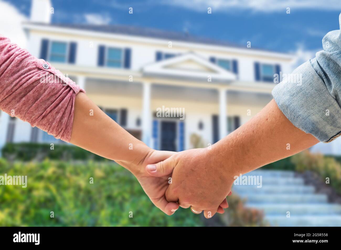 Man Approaching A House