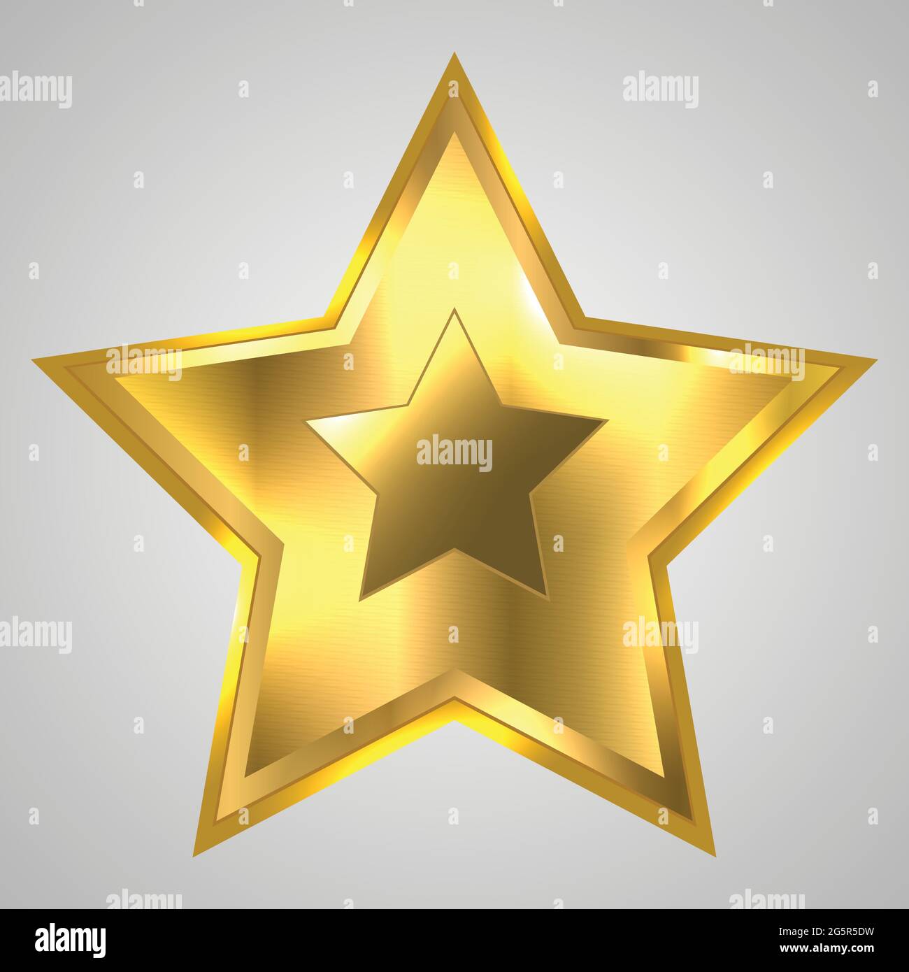 3D shiny golden star icon Stock Vector Image & Art - Alamy