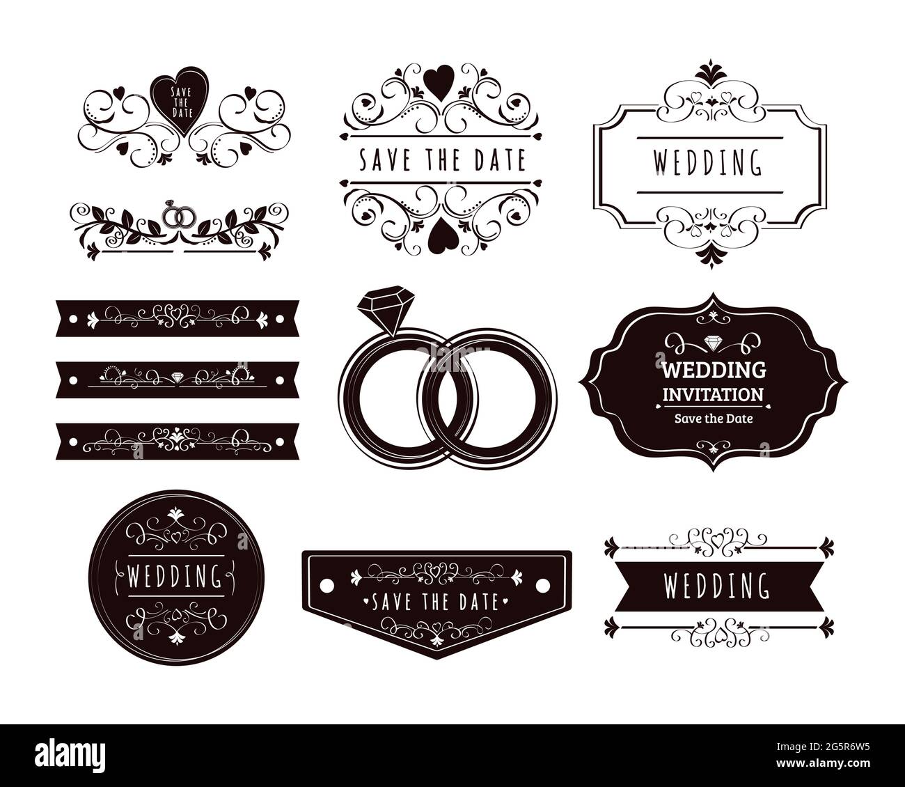 Group wedding ceremony Stock Vector Images - Alamy