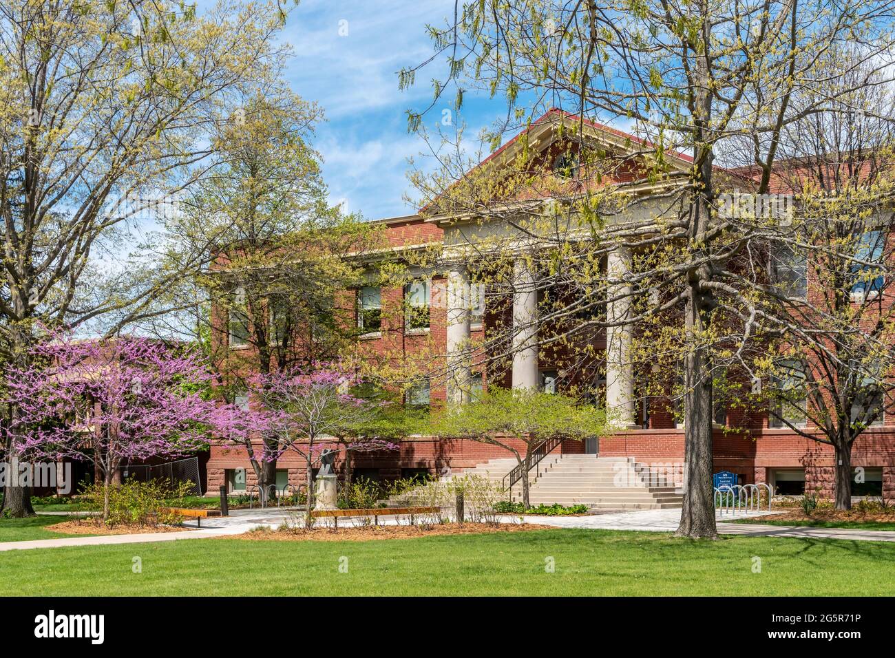 NORTHFIELD, MN, USA - MAY 10, 2021 - Laird Hall on the campus of ...