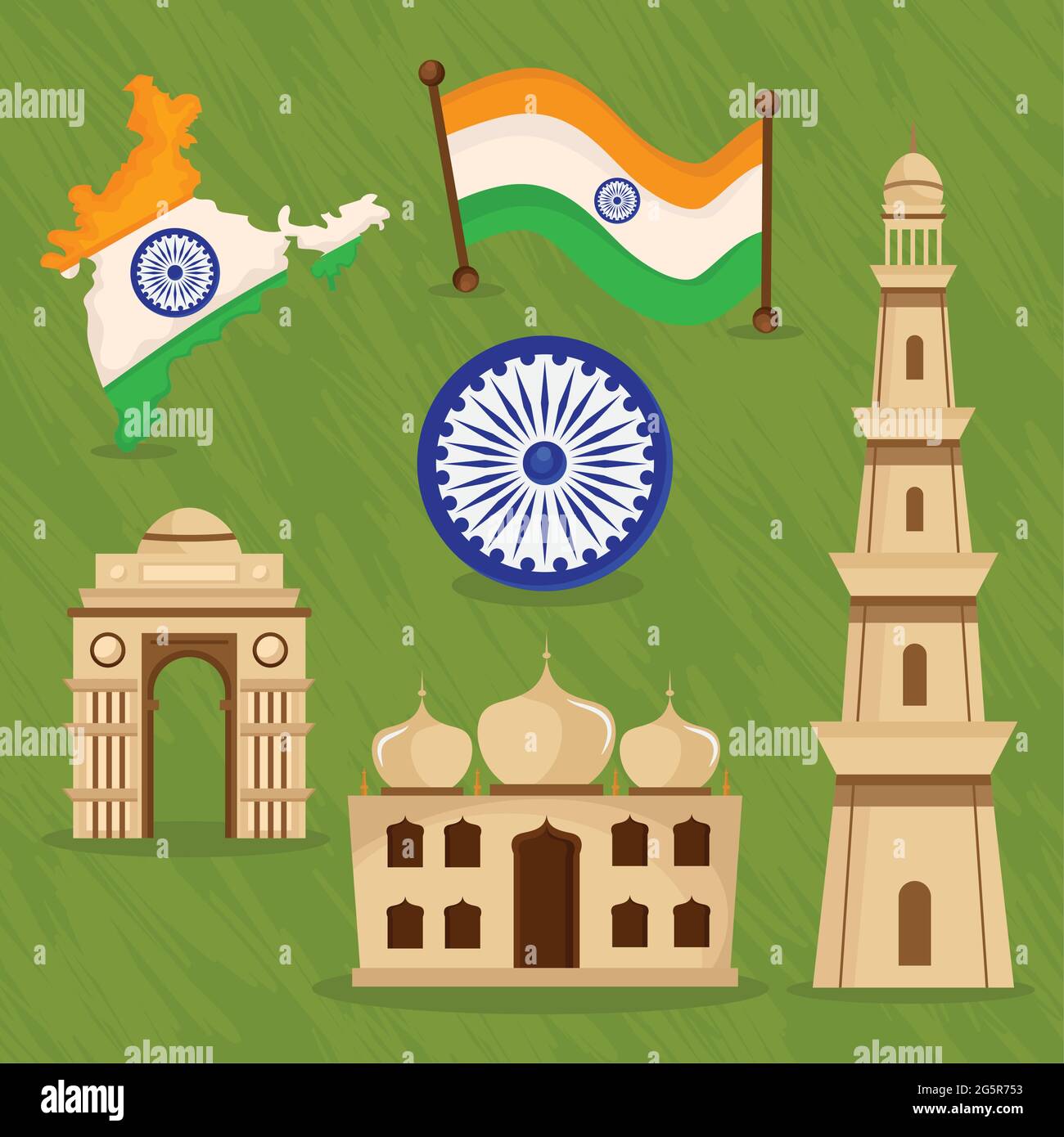 Indian icon set Stock Vector Image & Art - Alamy