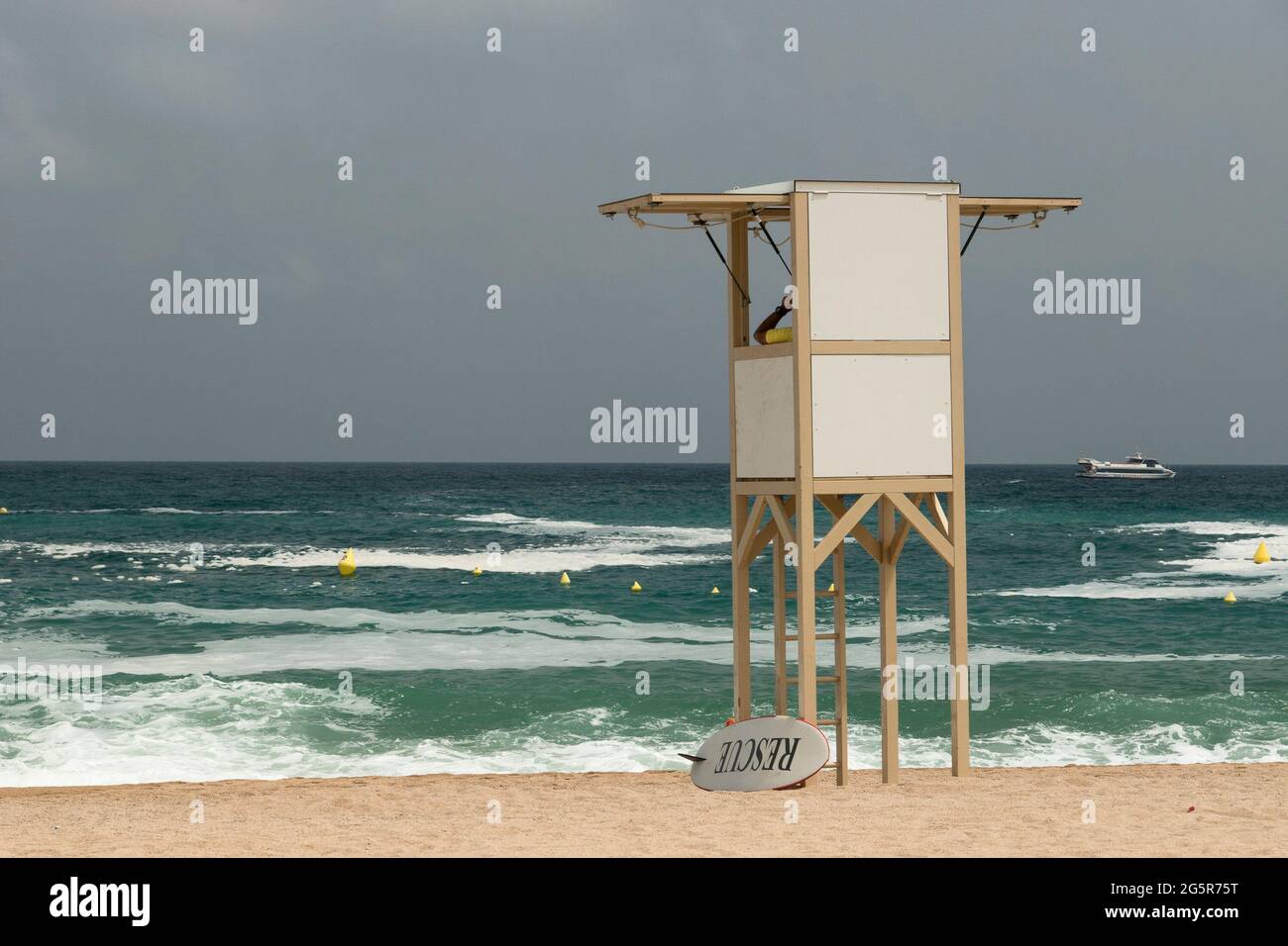 A beach watch post Stock Photo - Alamy