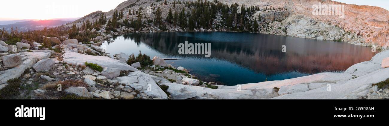 Within the federally protected Desolation Wilderness, Smith Lake is ...