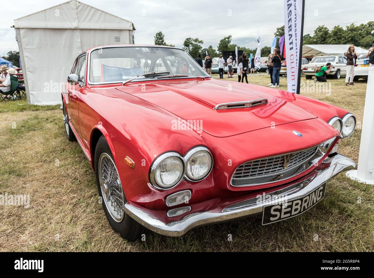 a 1969 Maserati Sebring at the Classic Car show Syon Park 2021 London ...