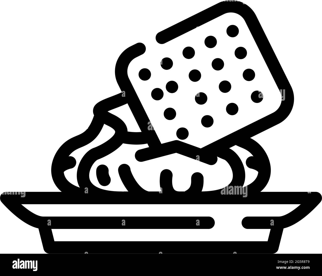 Wasabi snack Black and White Stock Photos & Images - Alamy