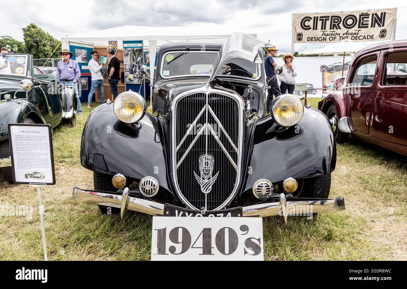 Classic Citroen Car from the 1940's at The Classic car Show at Syon ...