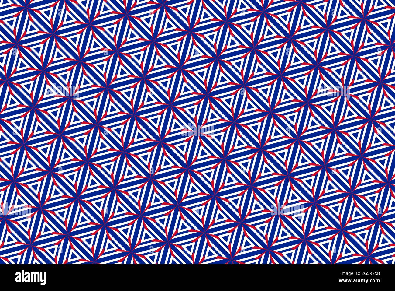 Simple geometric pattern in the colors of the national flag of Cuba ...